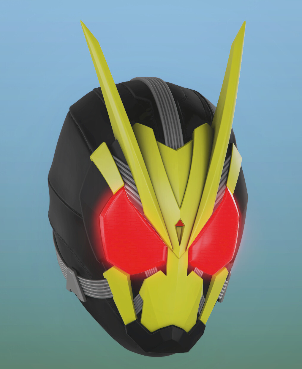 ArtStation - Kamen Rider Zero-zero-one 001 helmet 3d