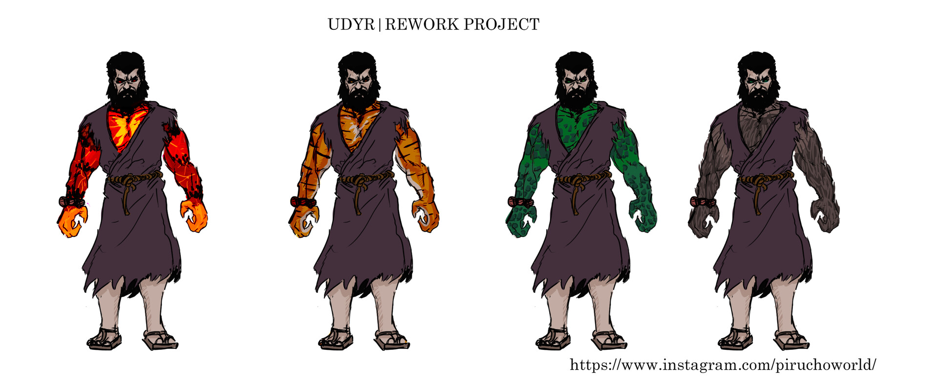 ArtStation - Udyr Concept. Project Rework.