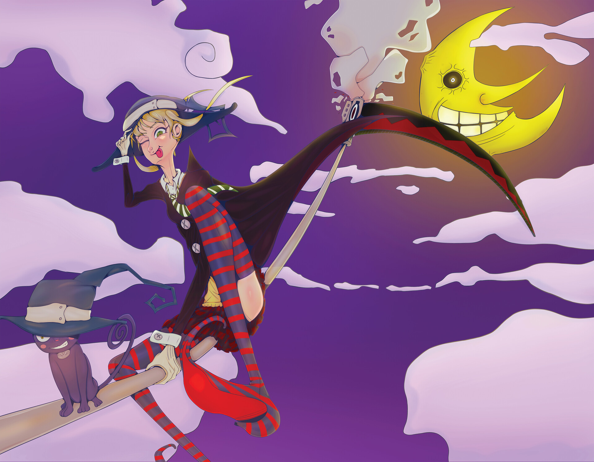 ArtStation - Happy Halloween with Maka!!!