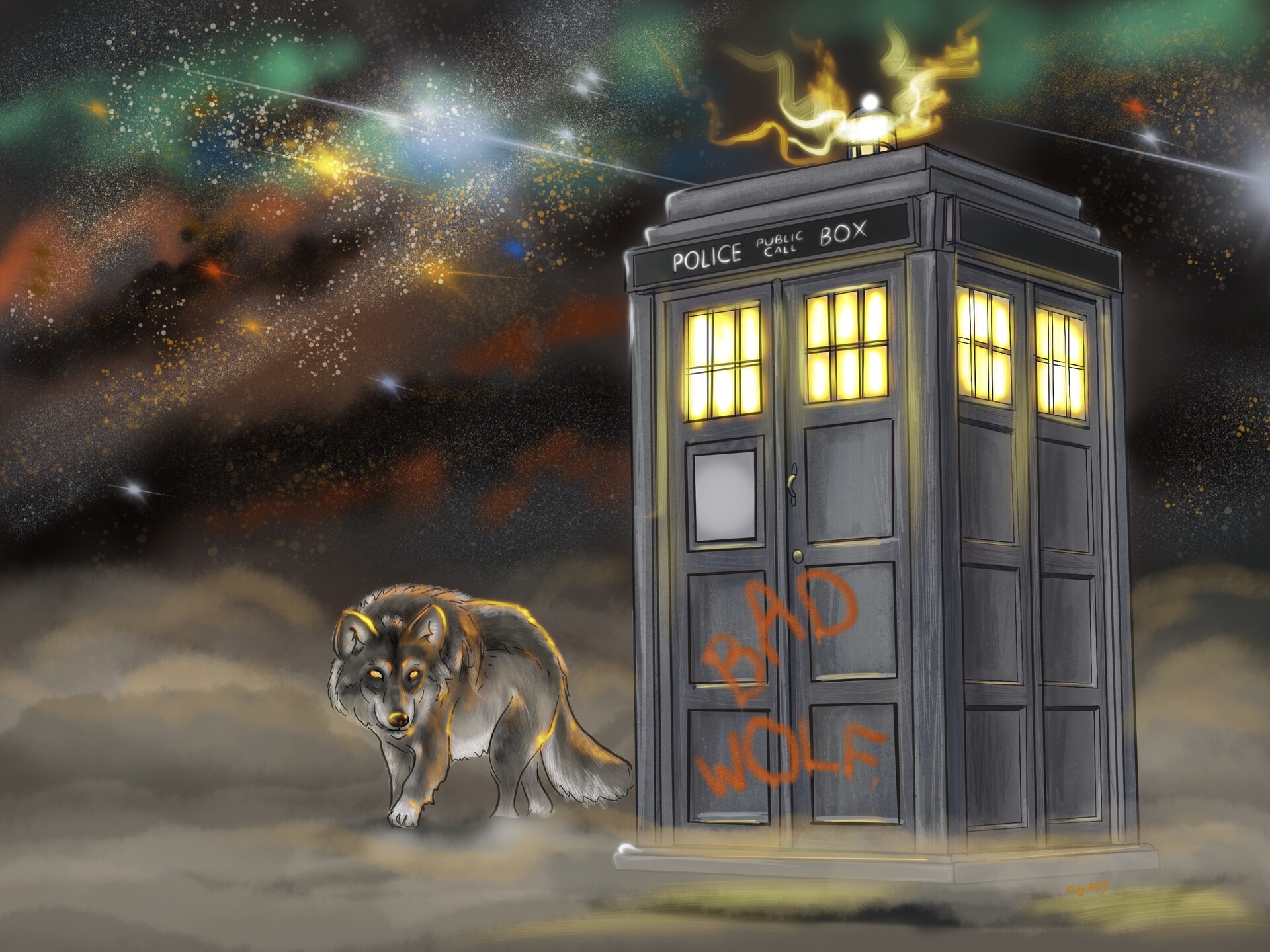 ArtStation - Bad wolf