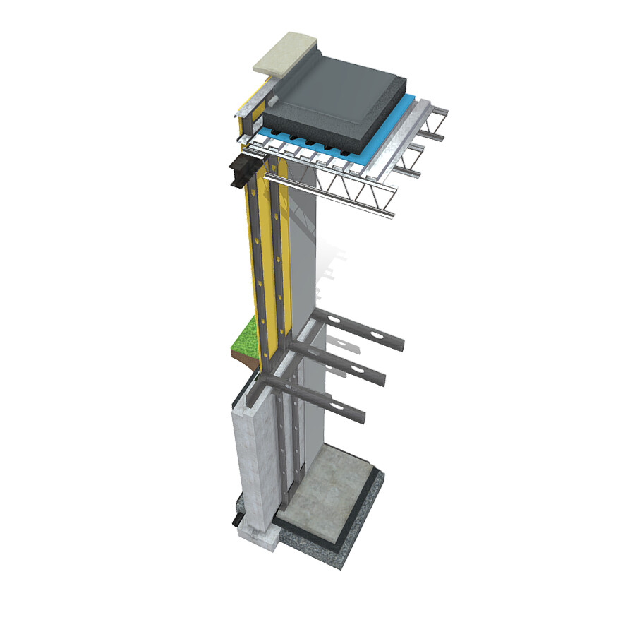 Tyson Gersh - 3D Building Envelope Assembly Diagram - Interactive