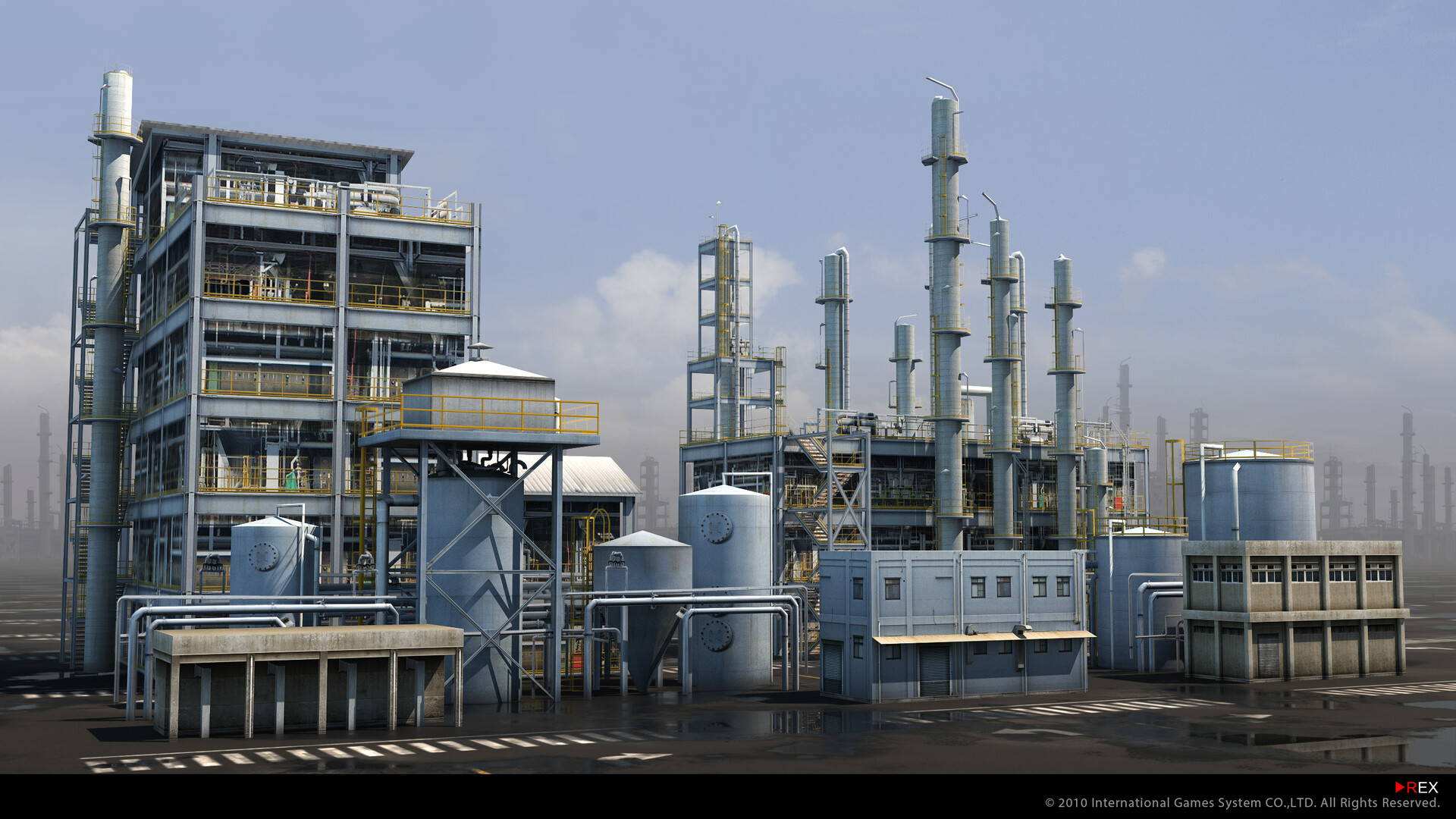 ArtStation - 2010 Industrial area - building production