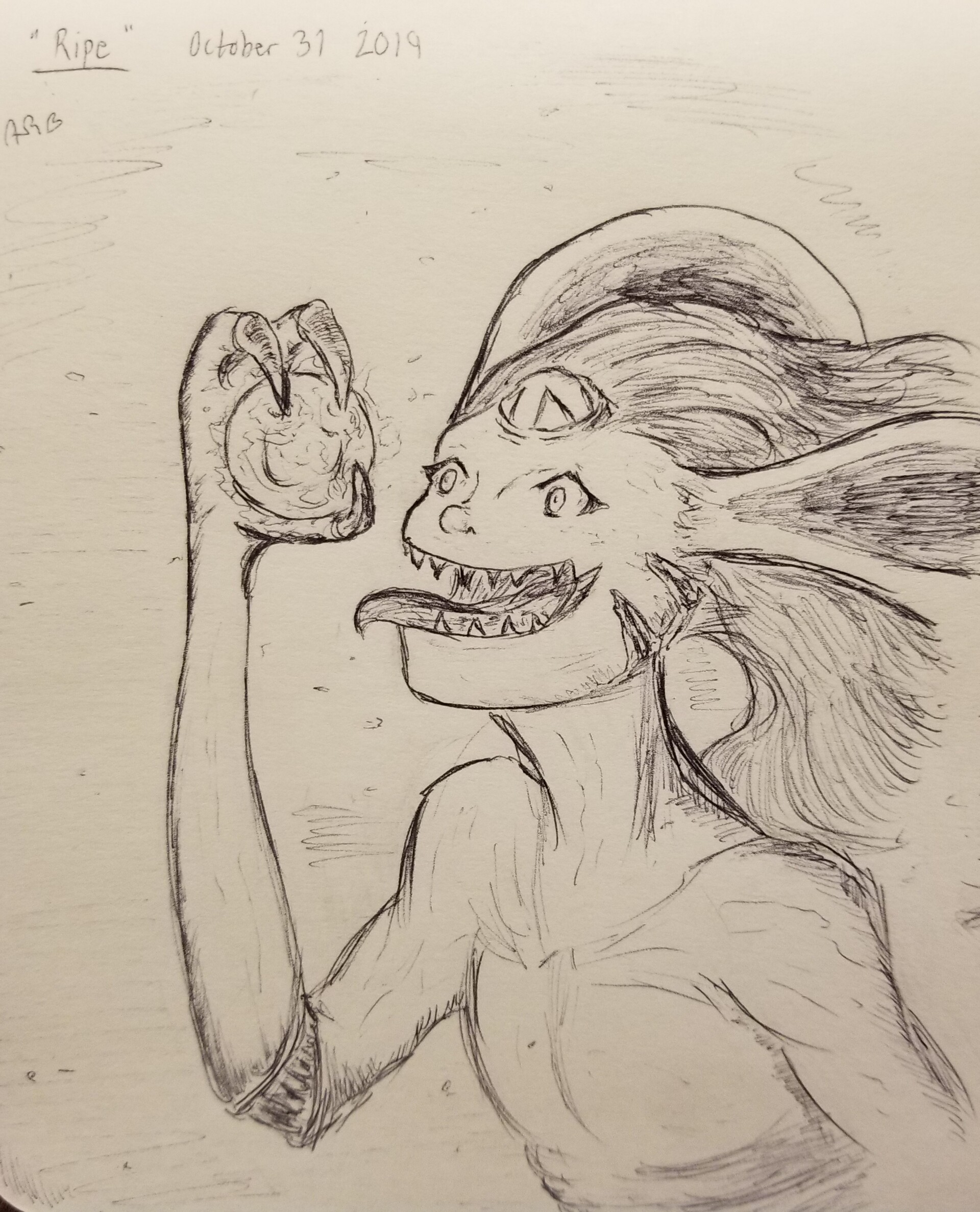 Andrew Benz - Inktober 2019, 29, 30, and 31