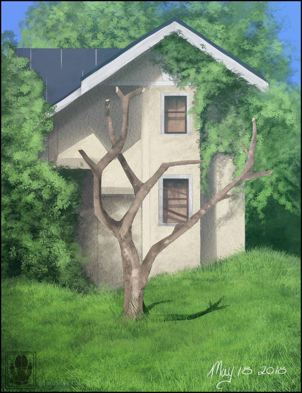 ArtStation - Childhood Home Commission