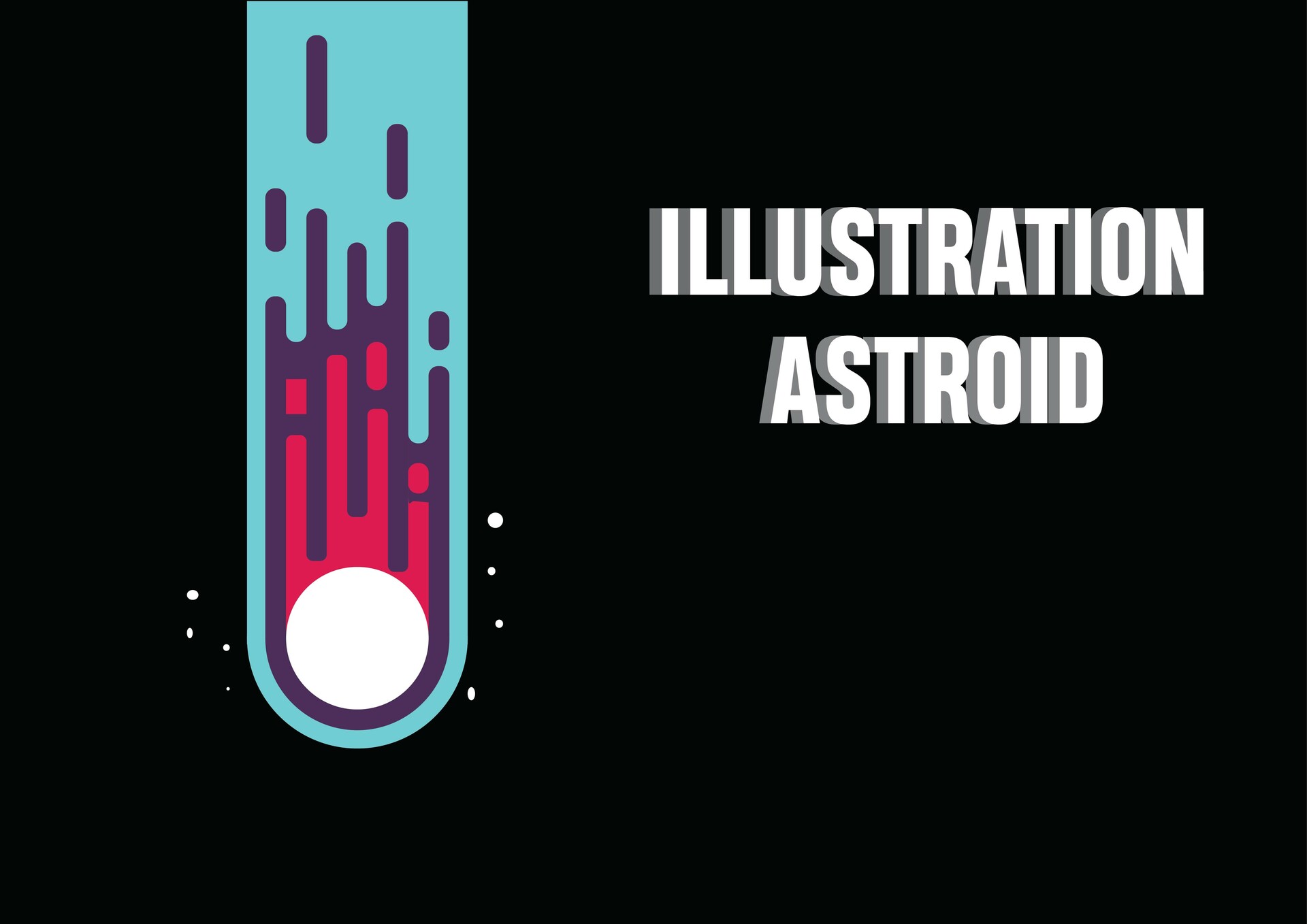 ArtStation - 2D ASTROID ILLUSTRATION