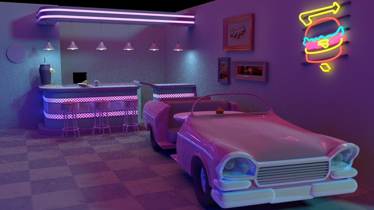 ArtStation - Retro Pub