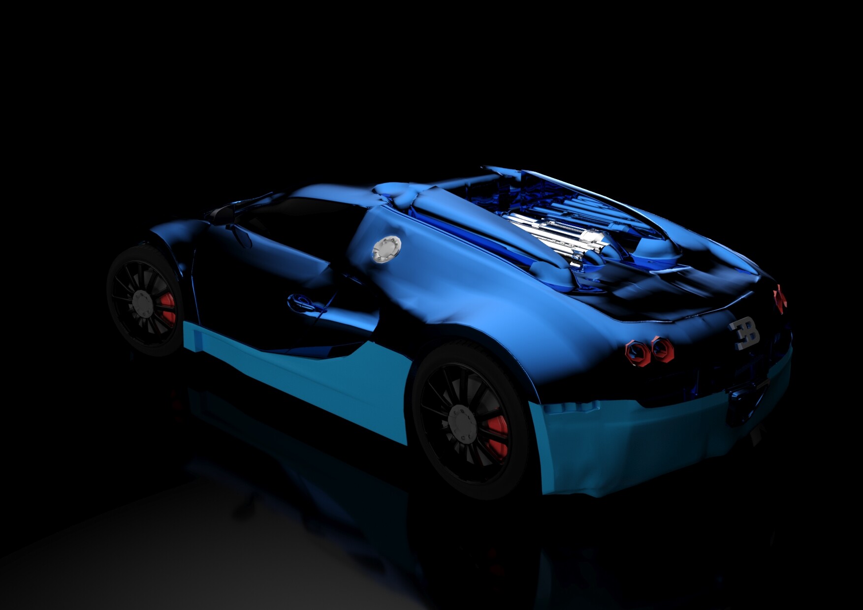 Joshua Radloff - Bugatti renders