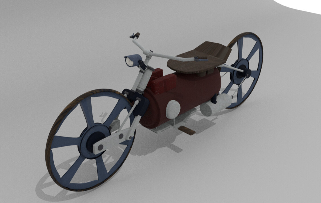 ArtStation - Finished Motorcycle Project