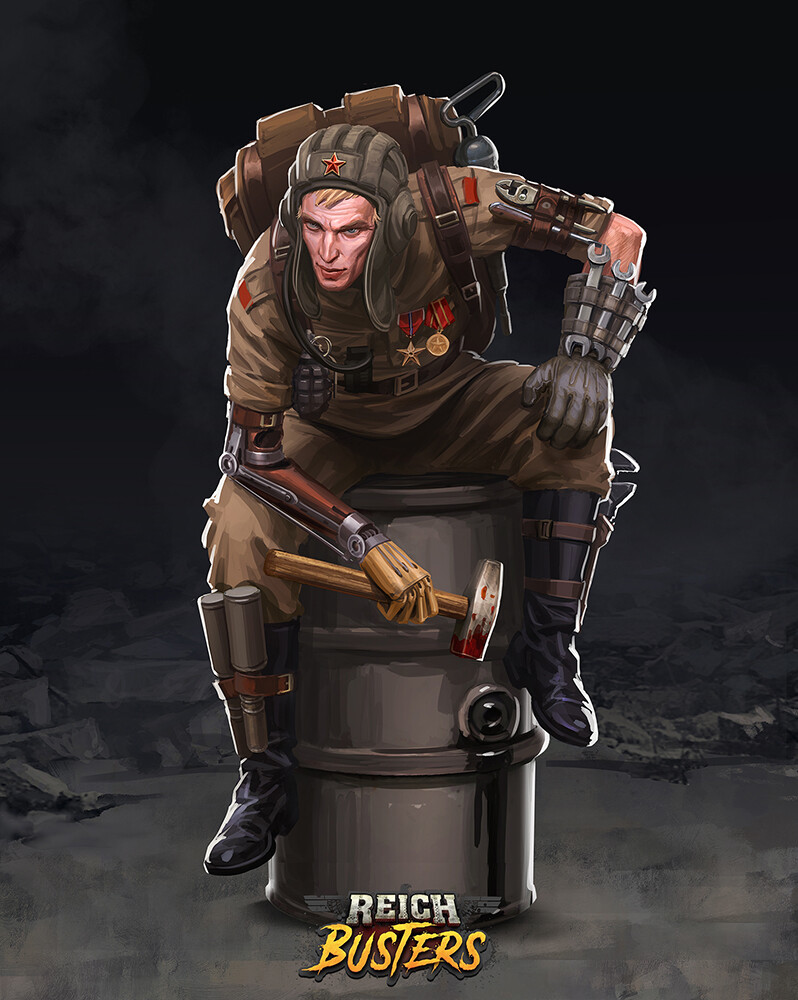 ArtStation - Soviet Mechanic