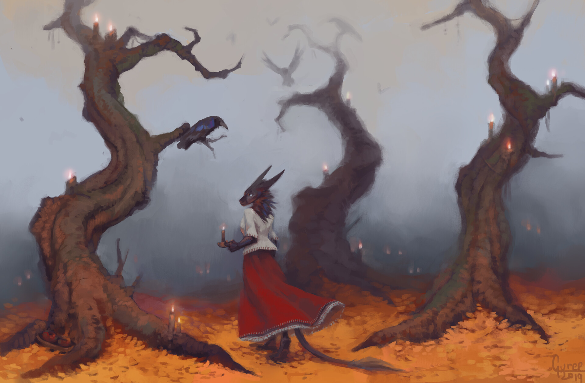 ArtStation - Three Twisted Trees