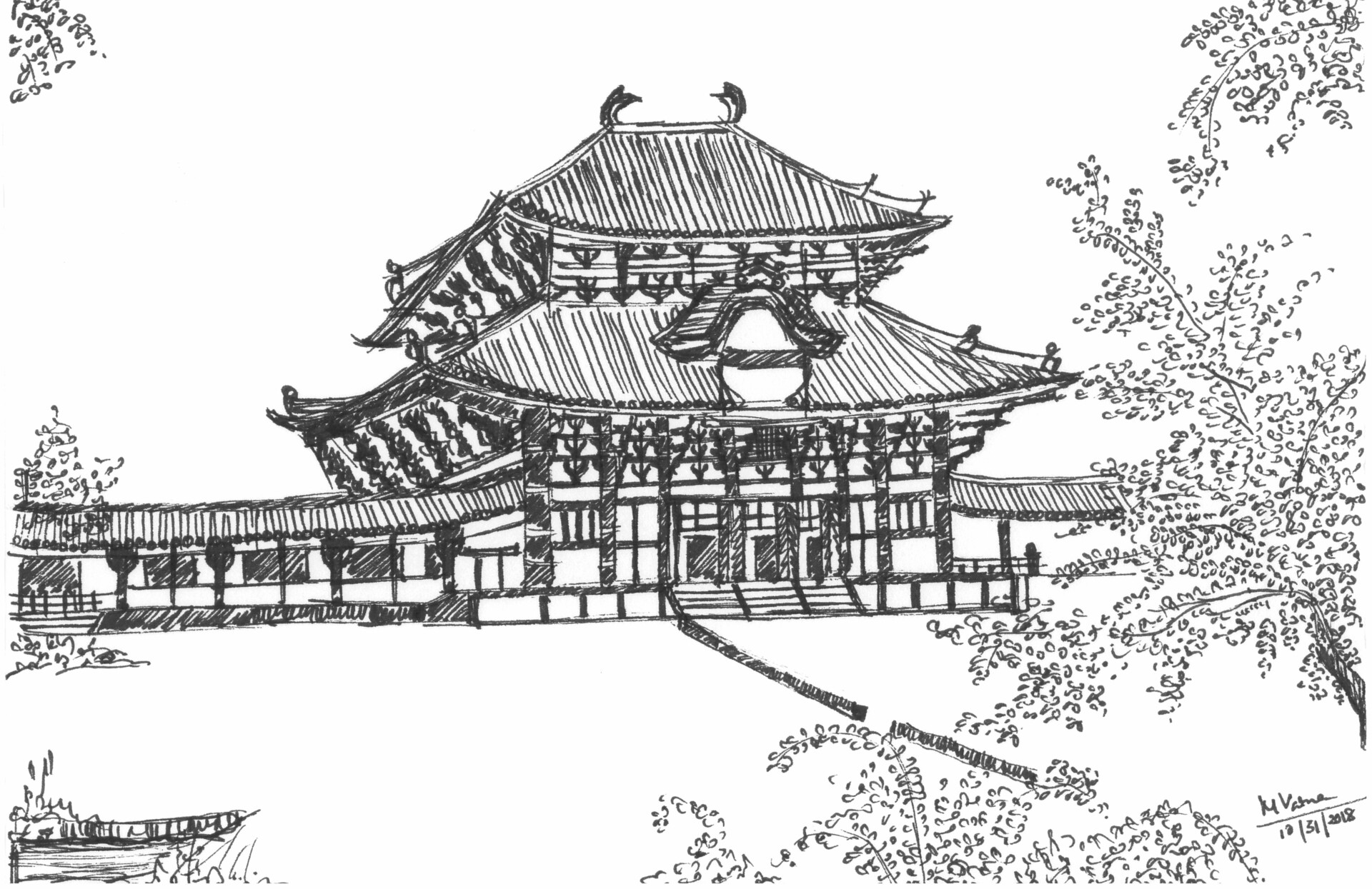 ArtStation - Todaiji Temple!