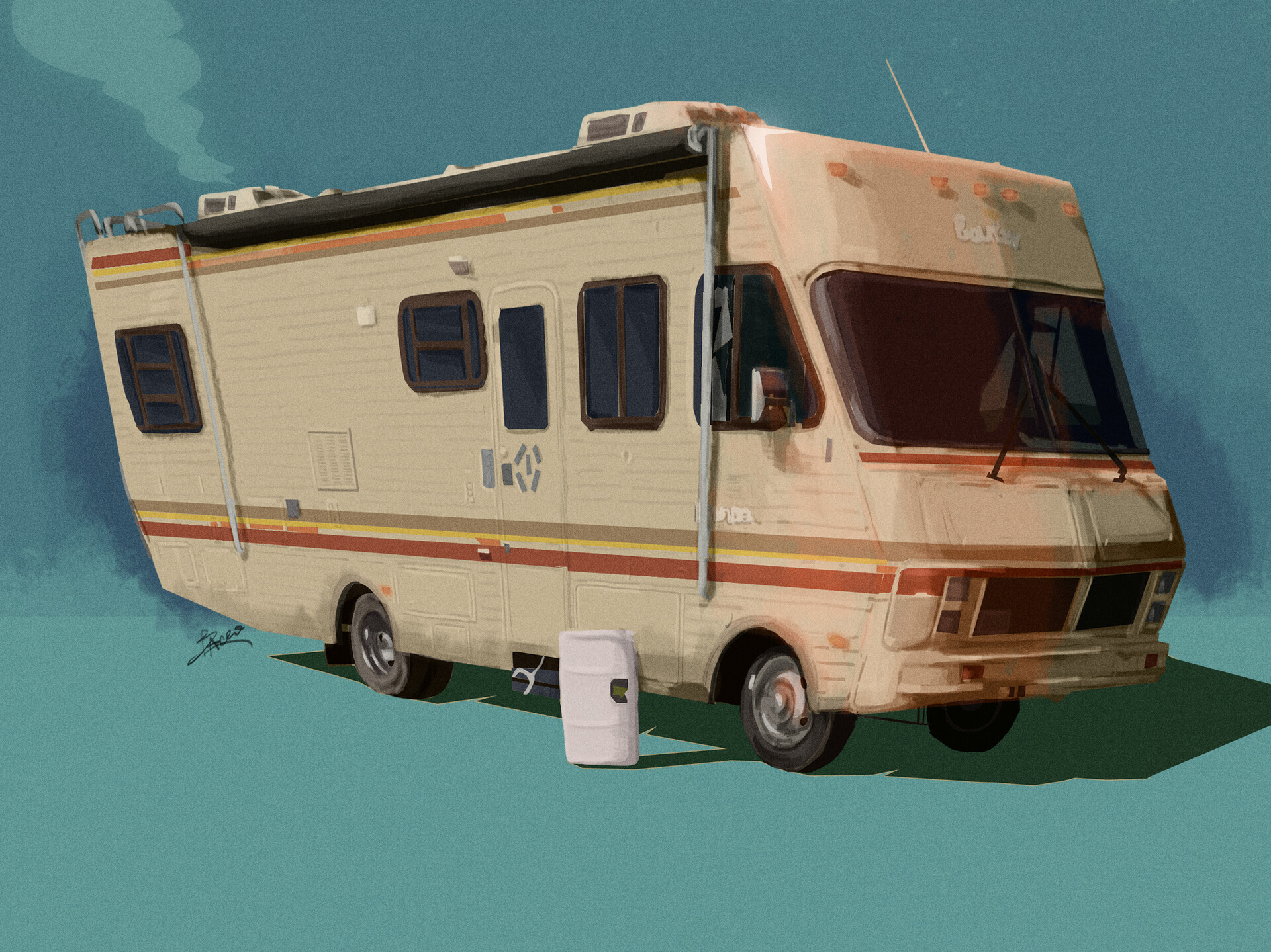 ArtStation - Cristal Ship! Breaking Bad Caravan