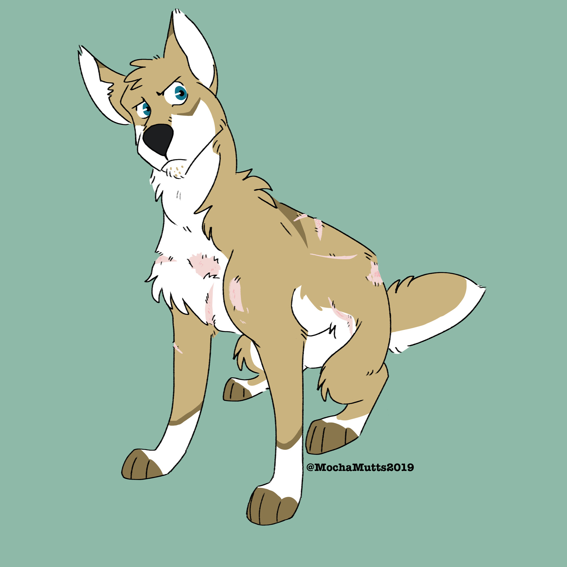 ArtStation - ruining my favorite characters by drawing them as dogs