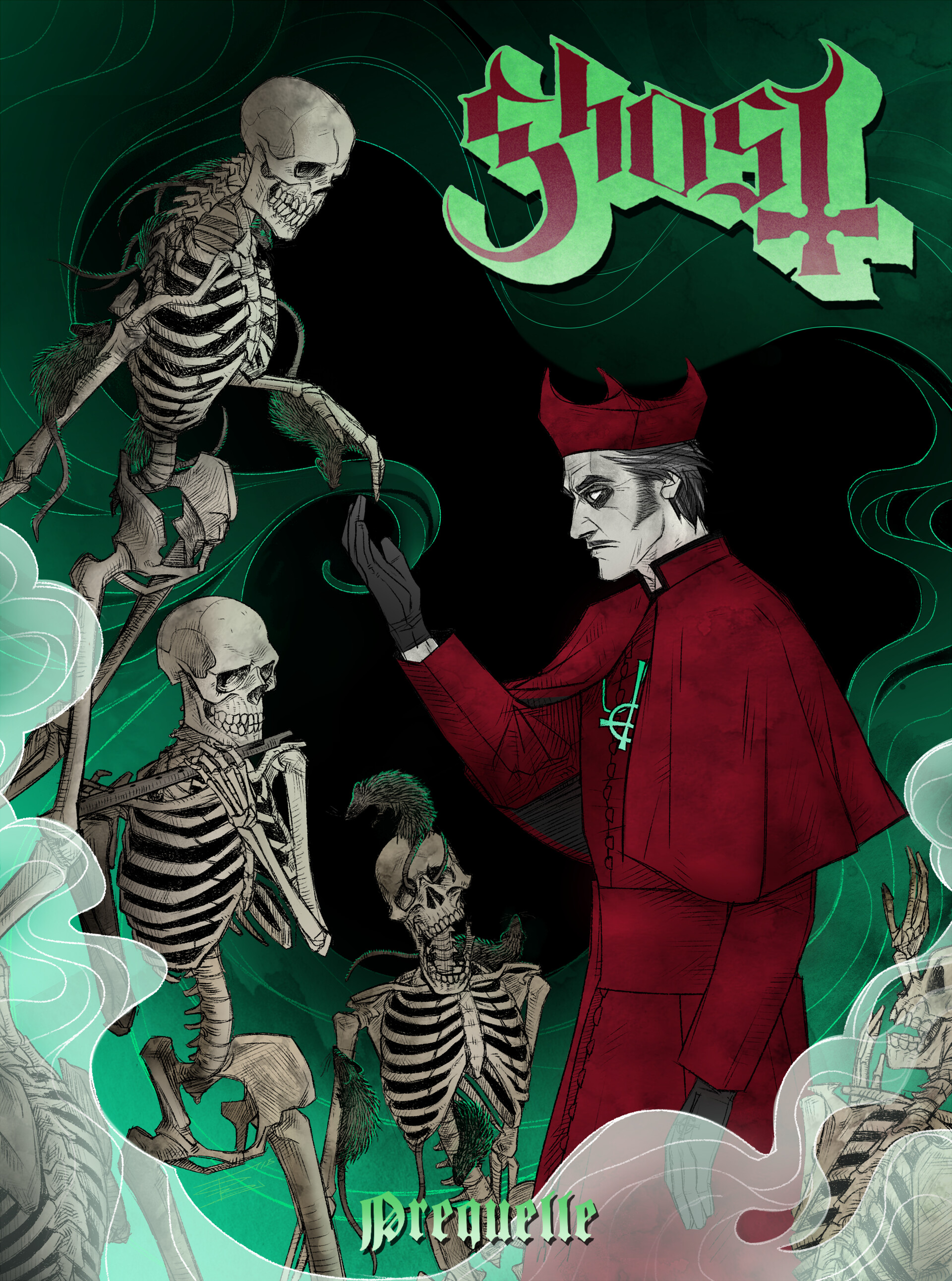 ArtStation - Ghost fan poster