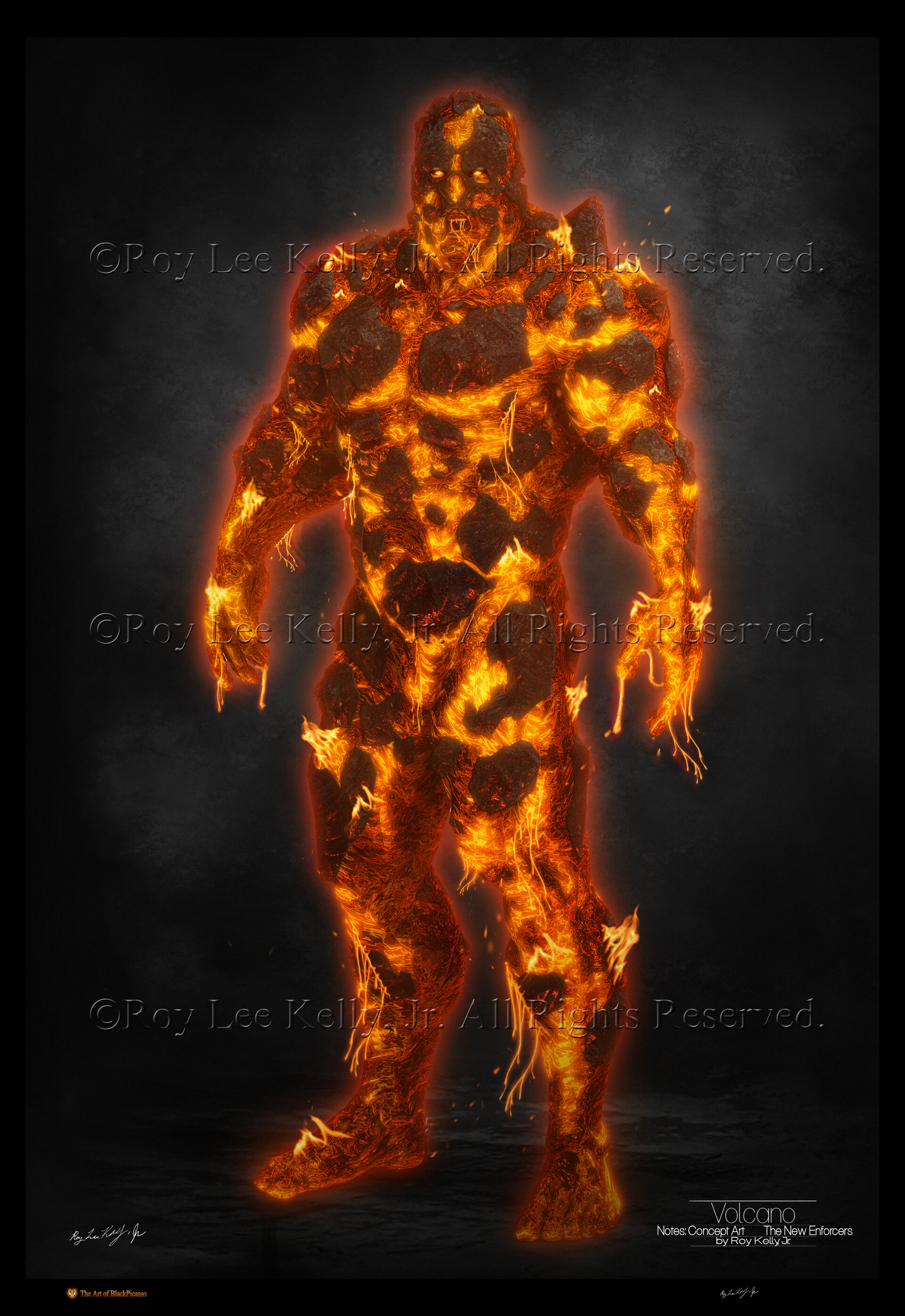 ArtStation - Volcano concept