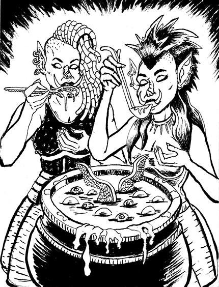 Alan Funk - Inktober 2019 Drawings