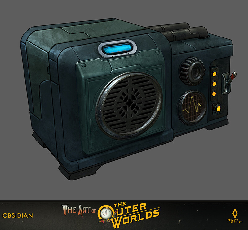 ArtStation - The Outer Worlds - Tech Gadget Props