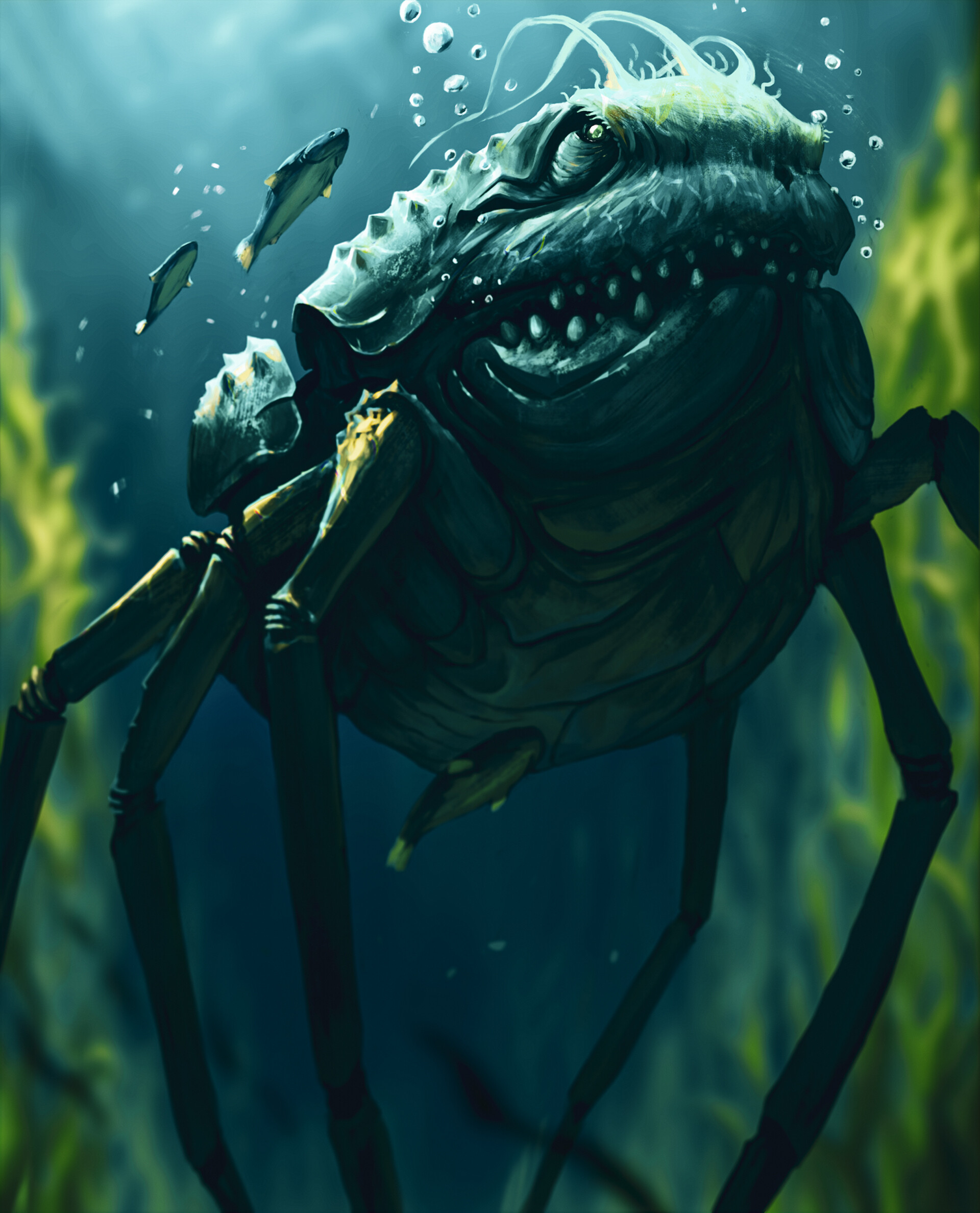 Elder Crab by Steven Moreno : r/ImaginaryCrawlers