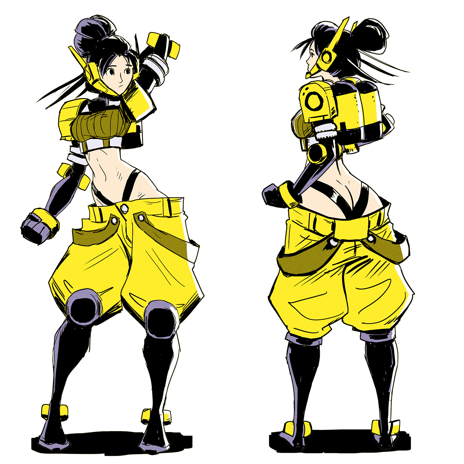 ArtStation - Yellow Girl