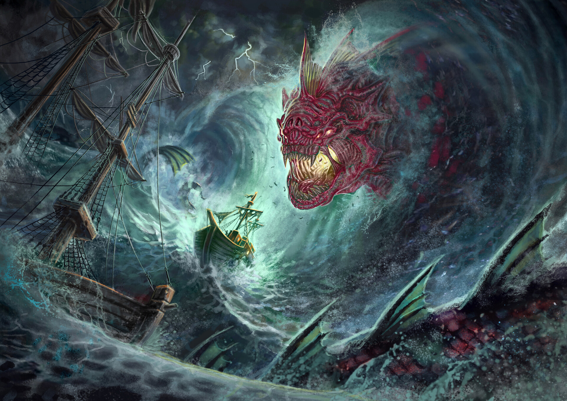 ArtStation - Leviathan and Makara