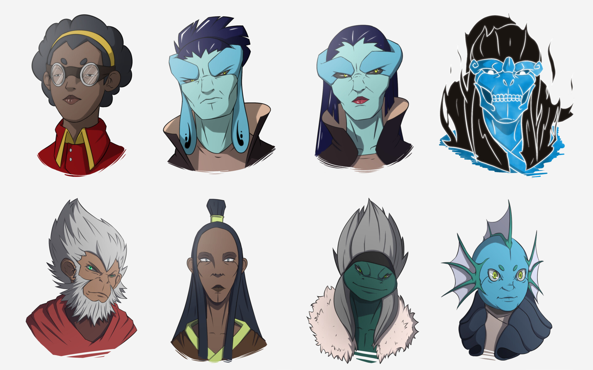 ArtStation - Anime Character Portraits