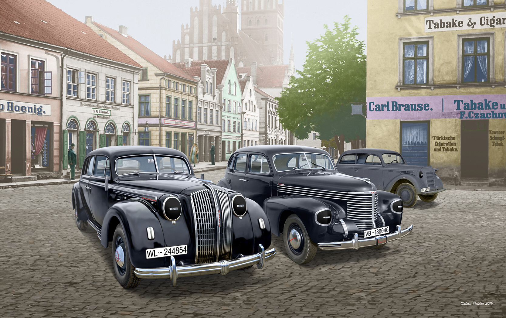 ArtStation - Opel cars ( box art for ICM)