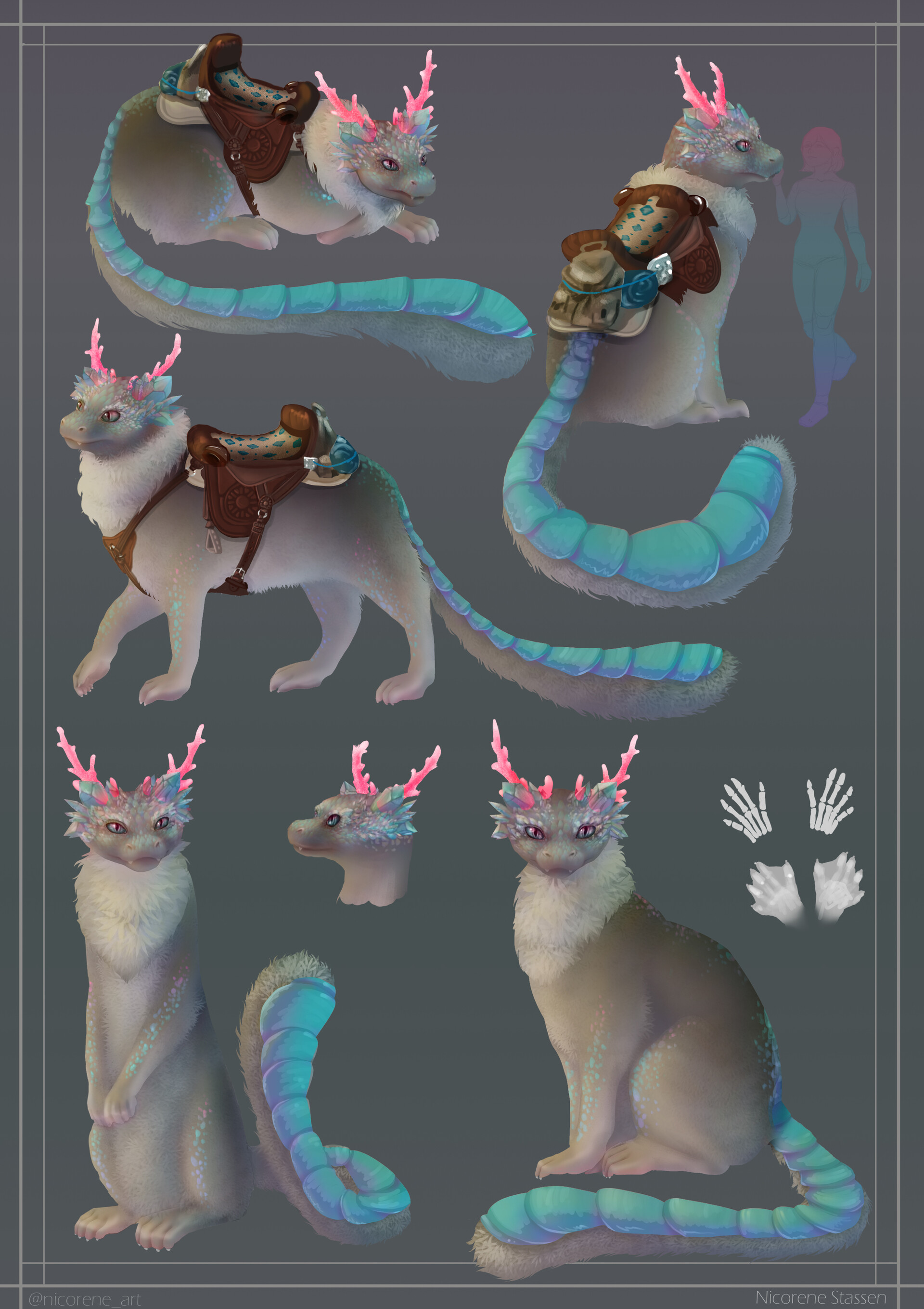 ArtStation - Mount Creature Companion Design