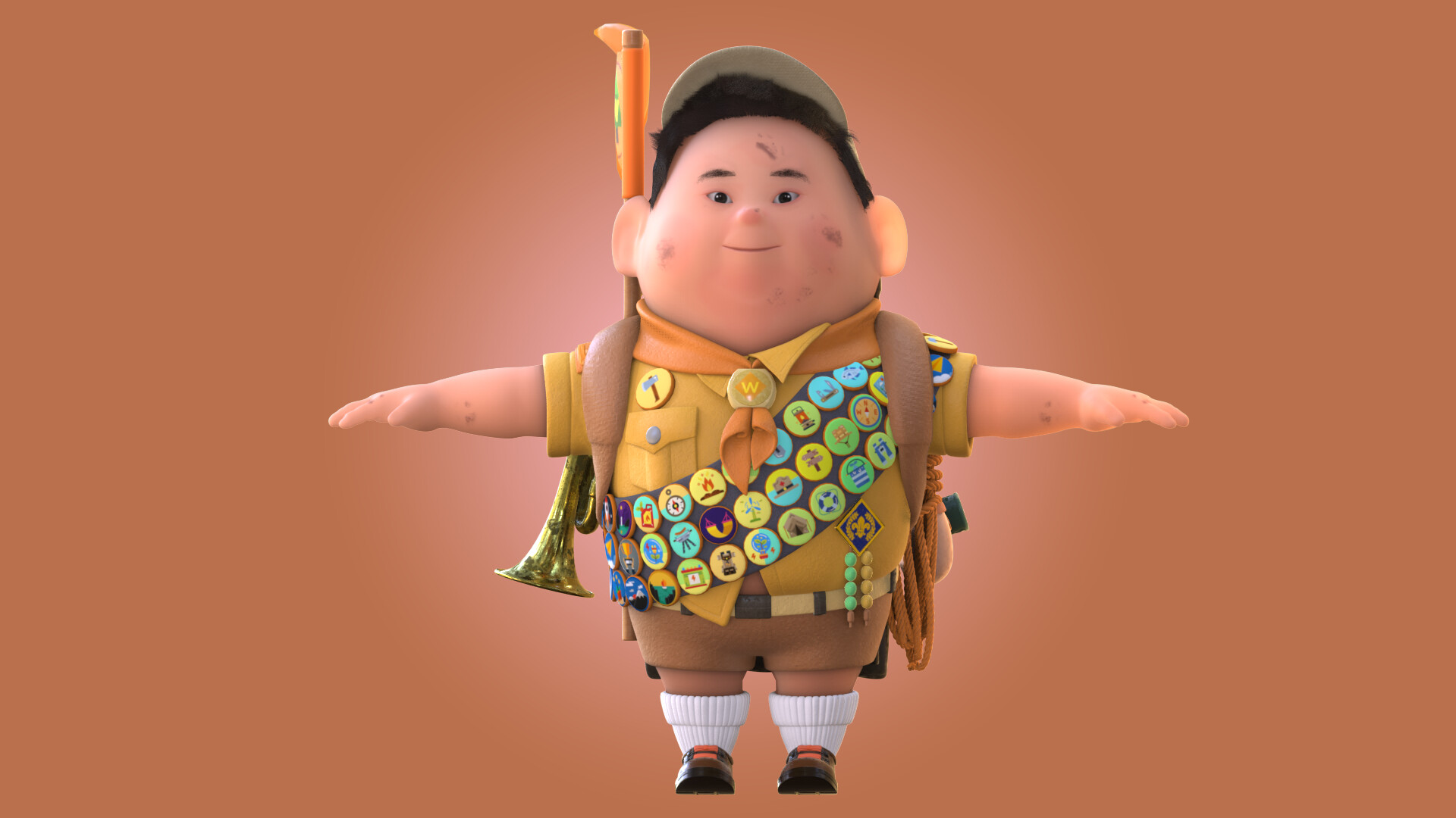 Up Movie Characters Russell Hd