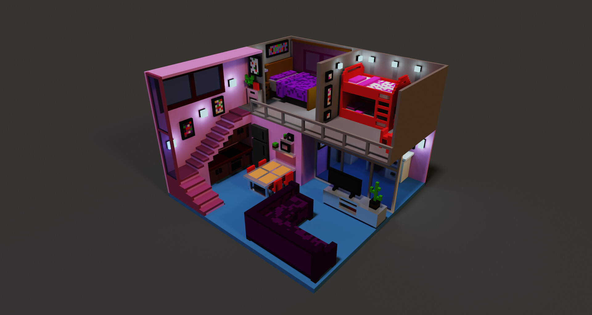 ArtStation - house_voxel