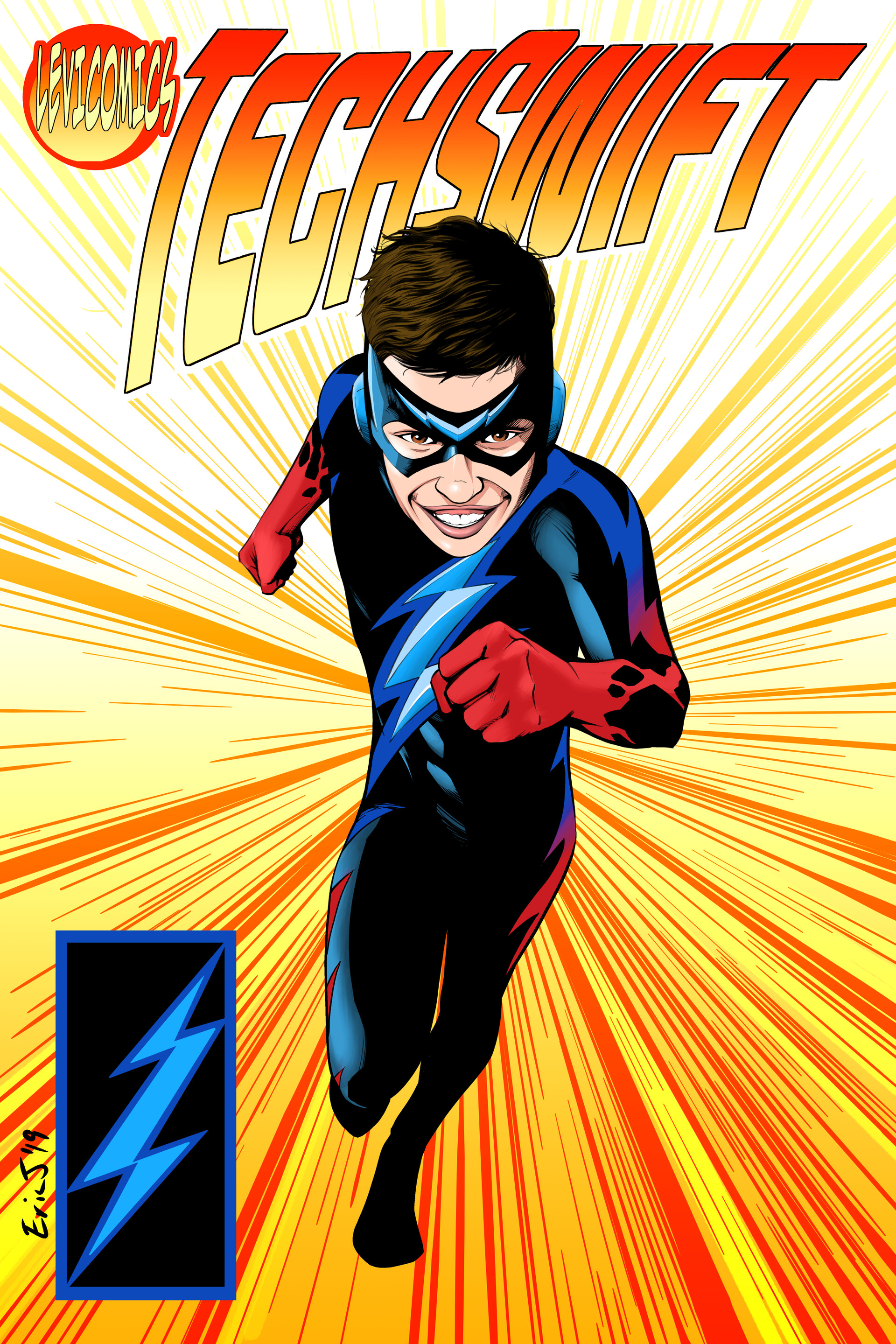 ArtStation - TechSwift Birthday Character Commission