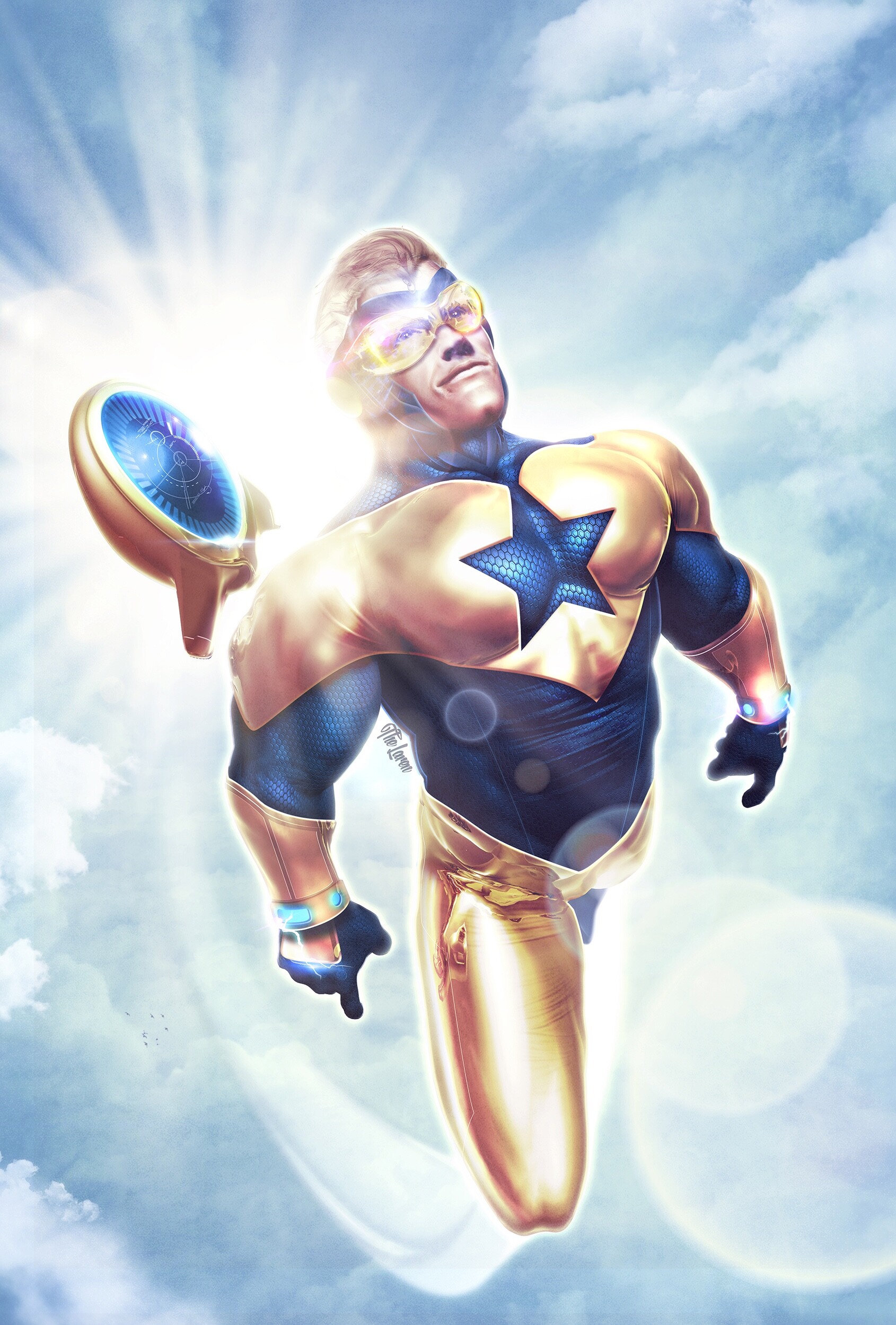 Booster Gold Concept Art