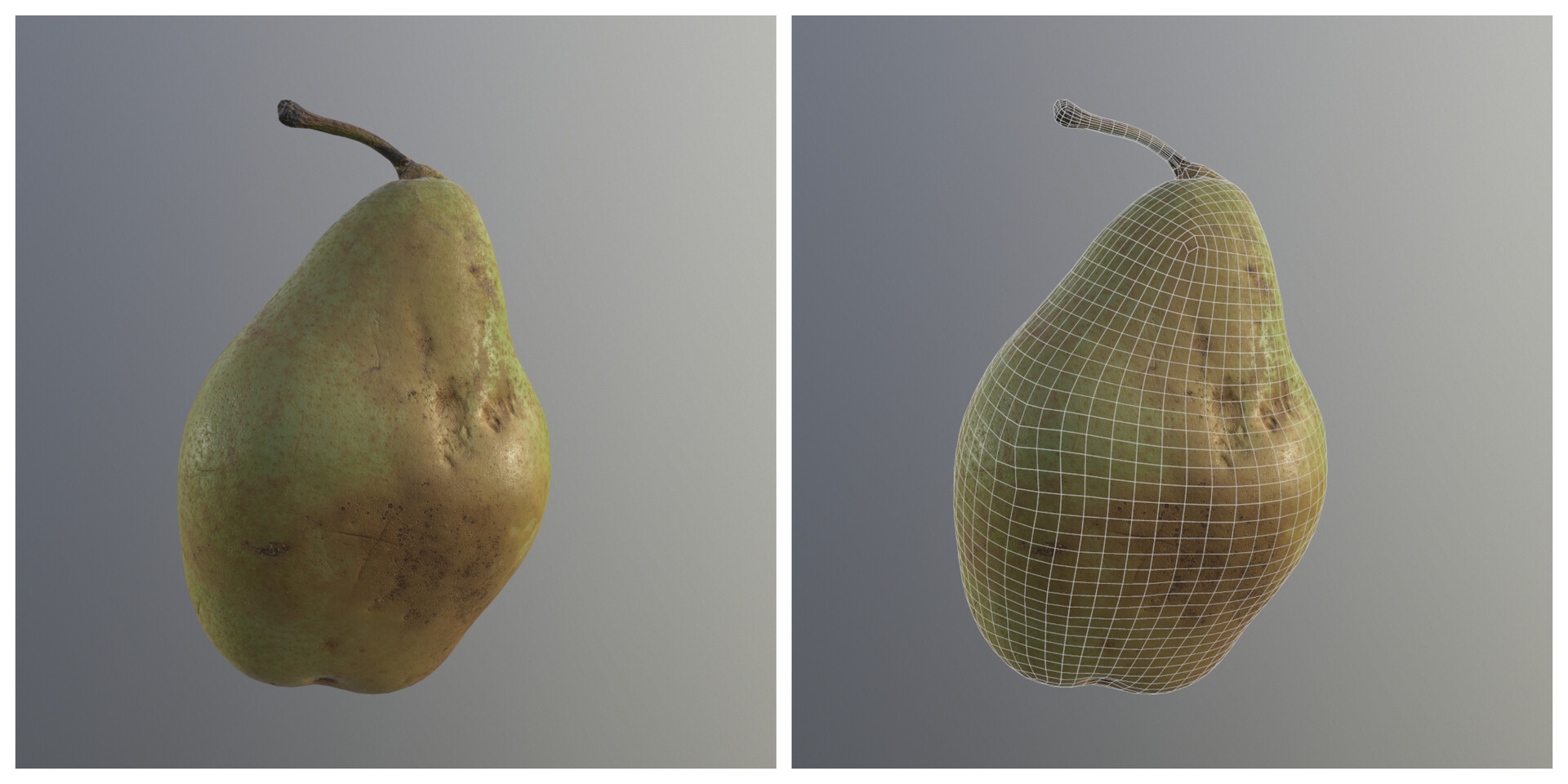 ArtStation - 3d scan Pear