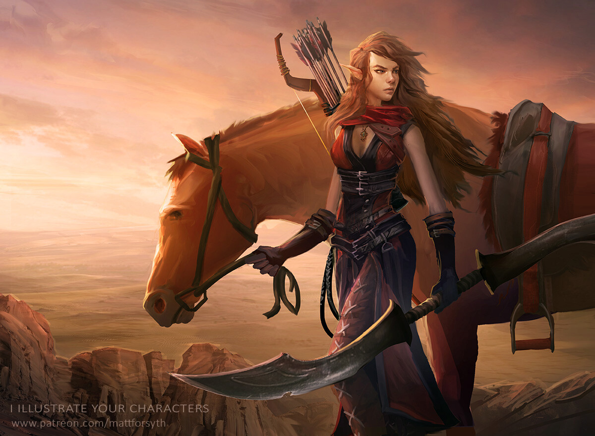 ArtStation - Patreons Character - Elaria Kiirnodel