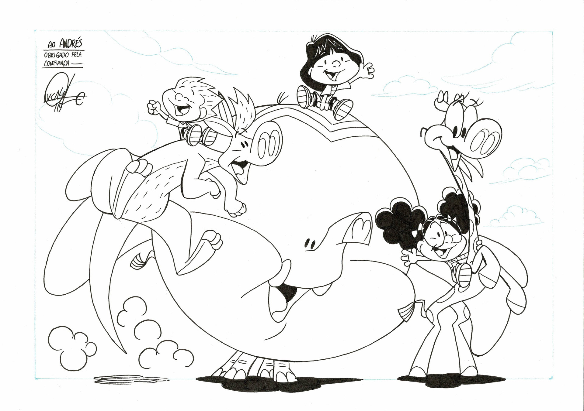 big big friend coloring pages