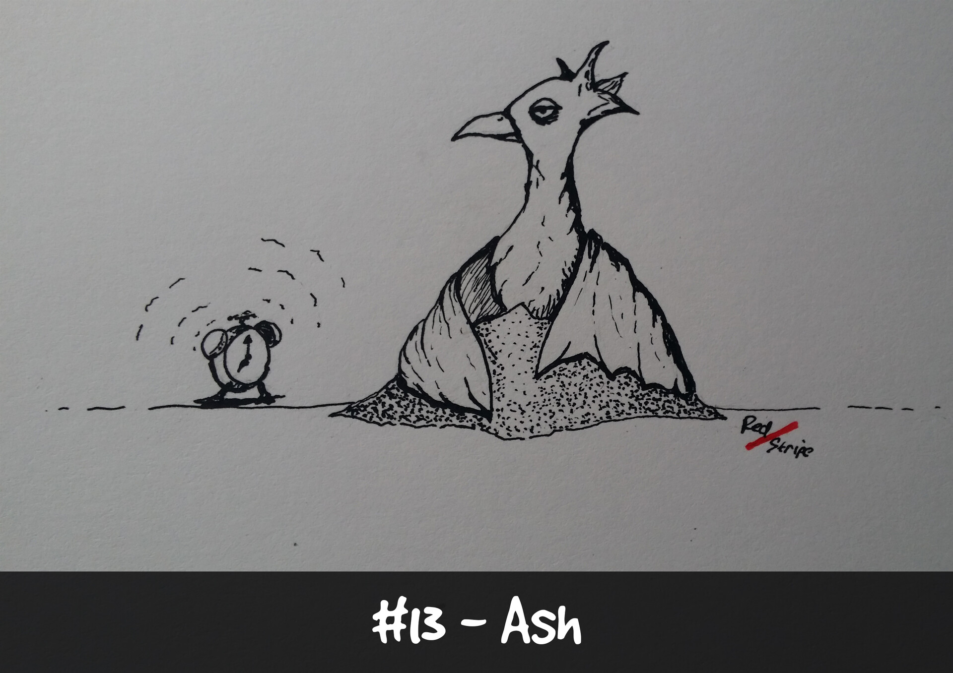 ArtStation - Day 13 of Inktober - Ash