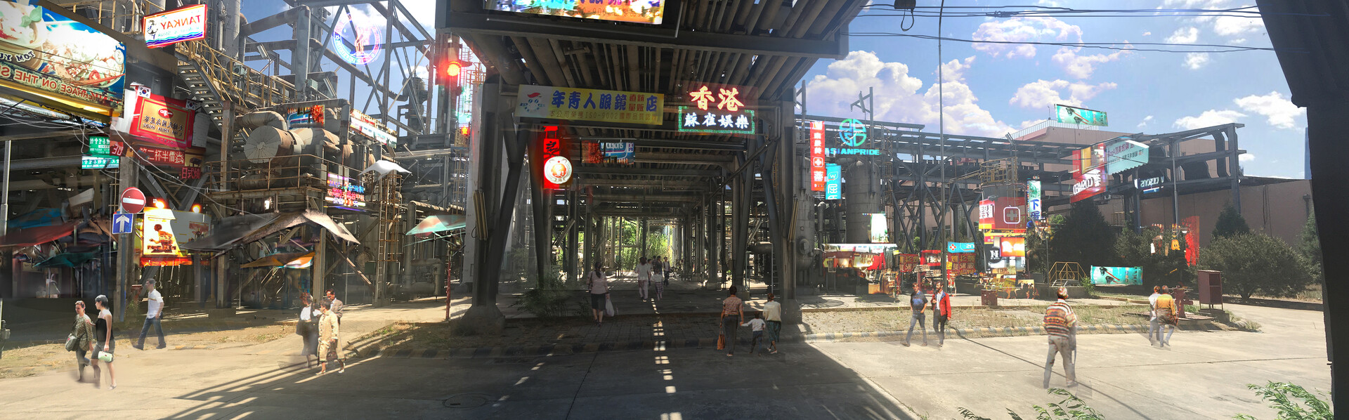 ArtStation - Wastel Punk Street