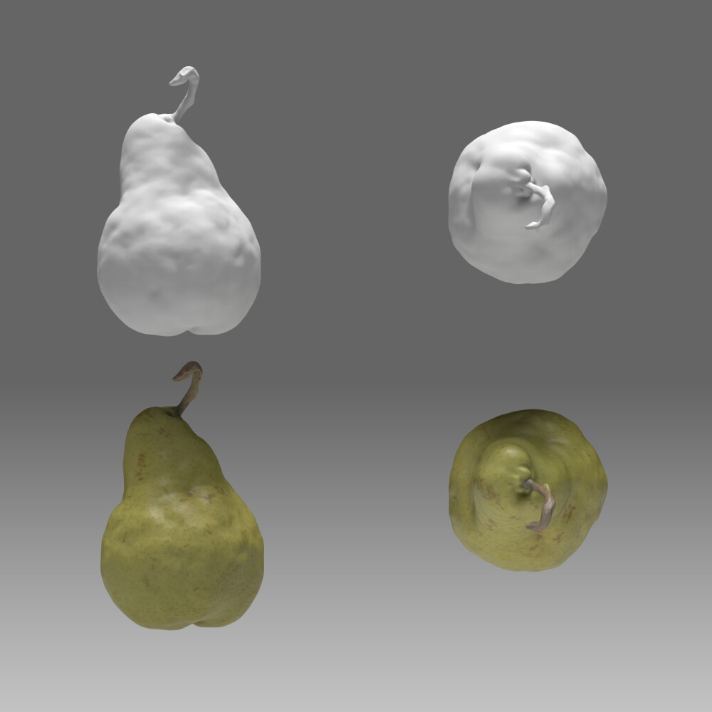 ArtStation - Green Pear Photogrammetry Scans