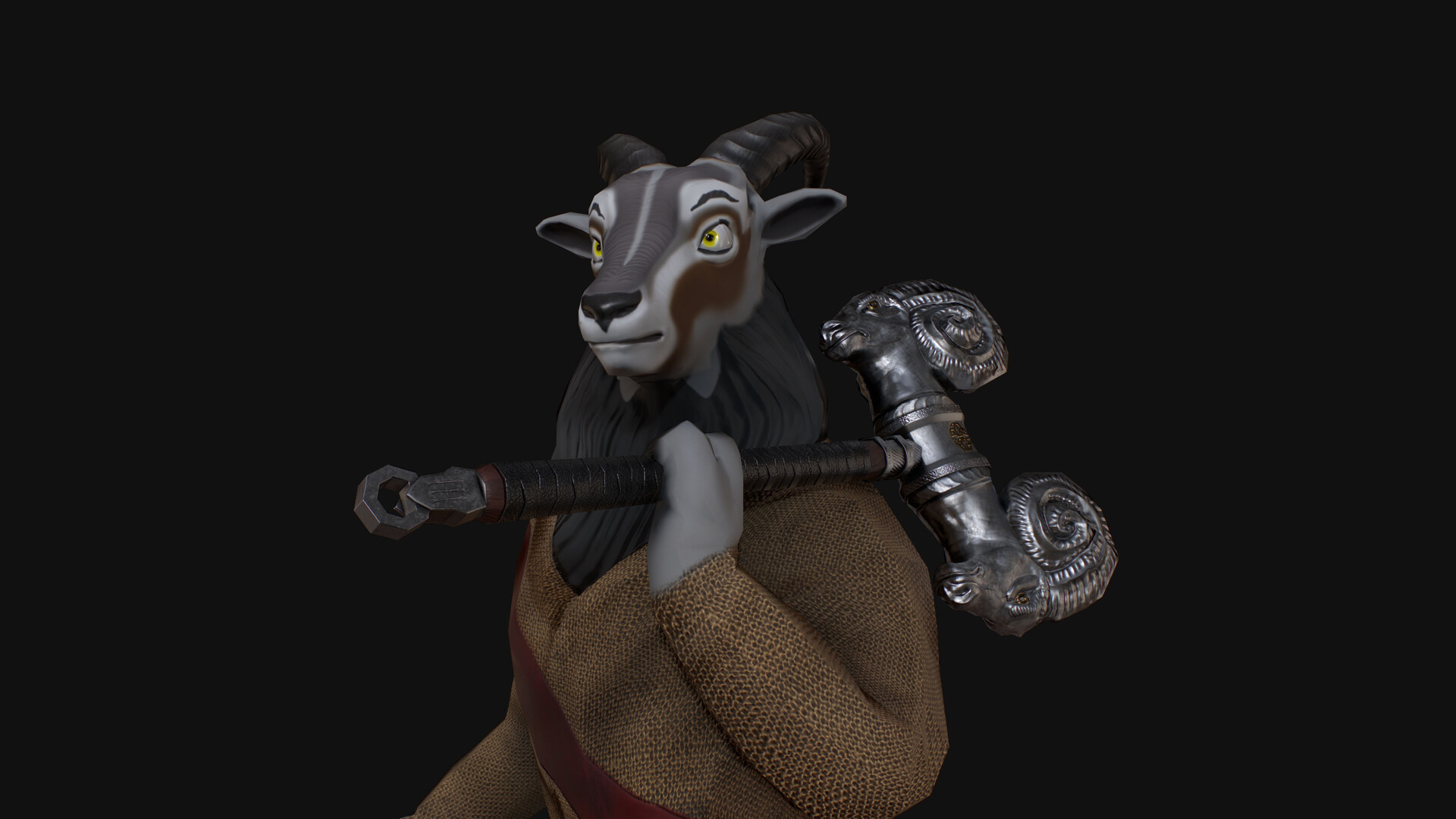 ArtStation - Goat Combatant