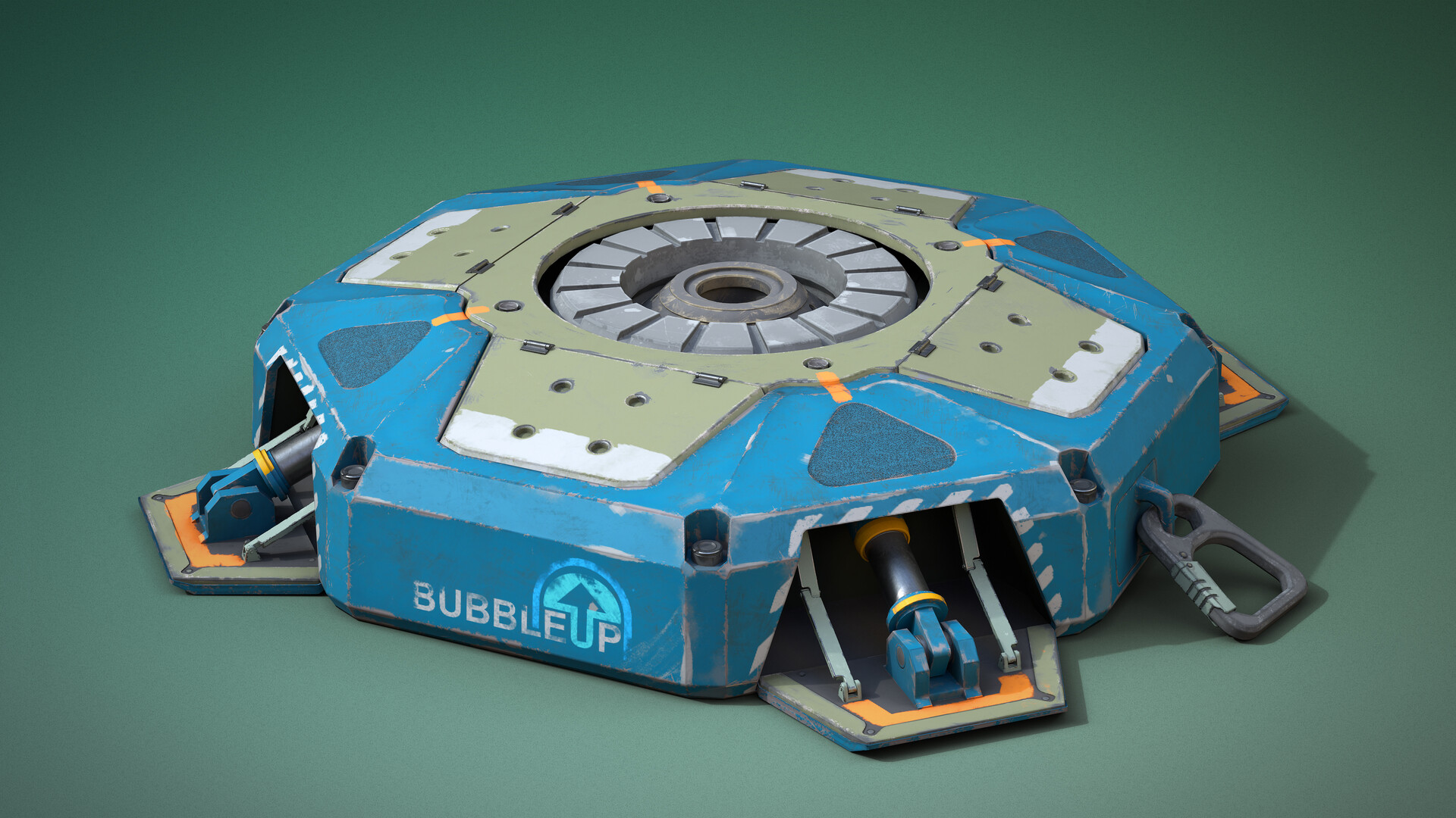 Rory Piper - Fan Art - Apex Gibraltar Shield Disc