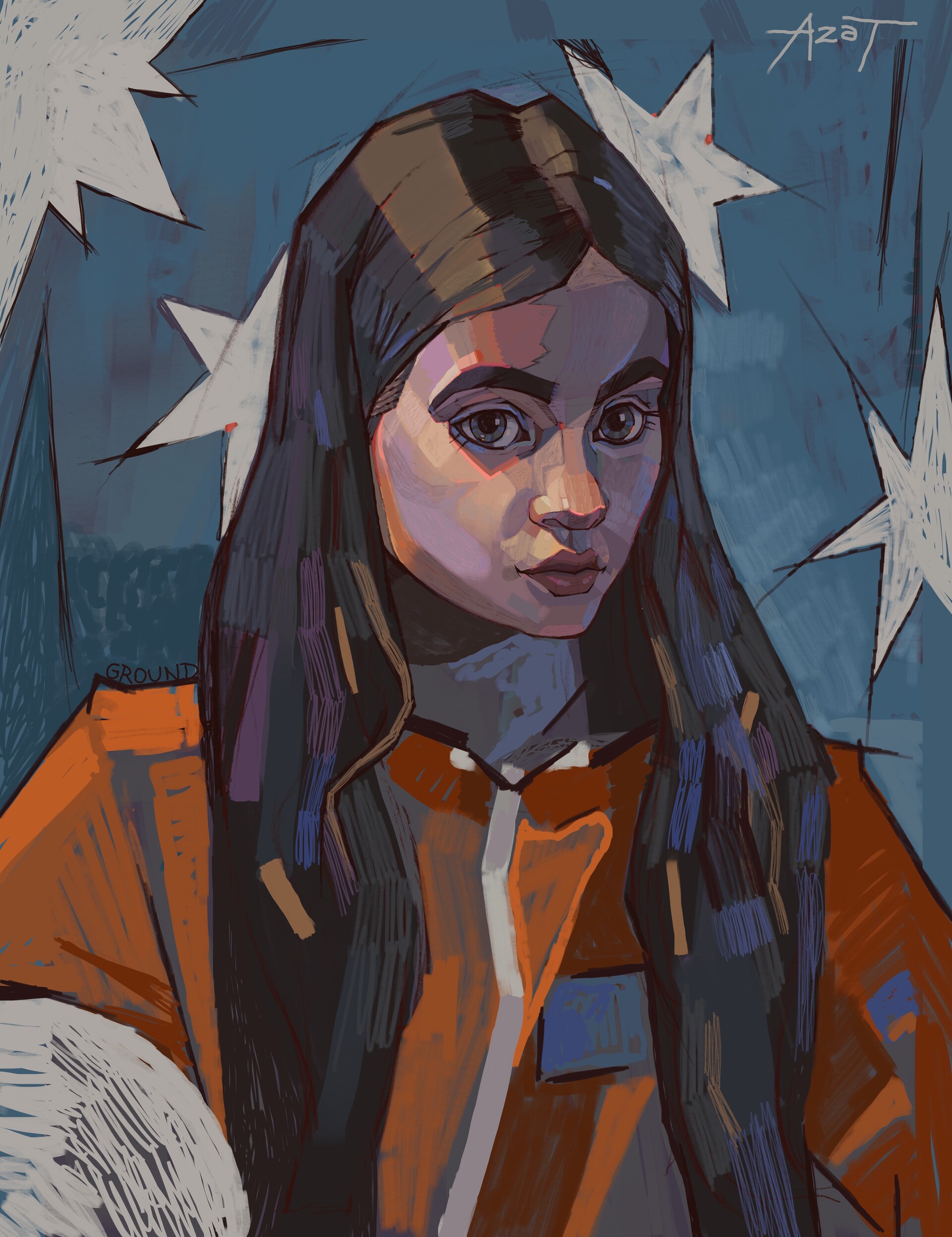 ArtStation - Star girl