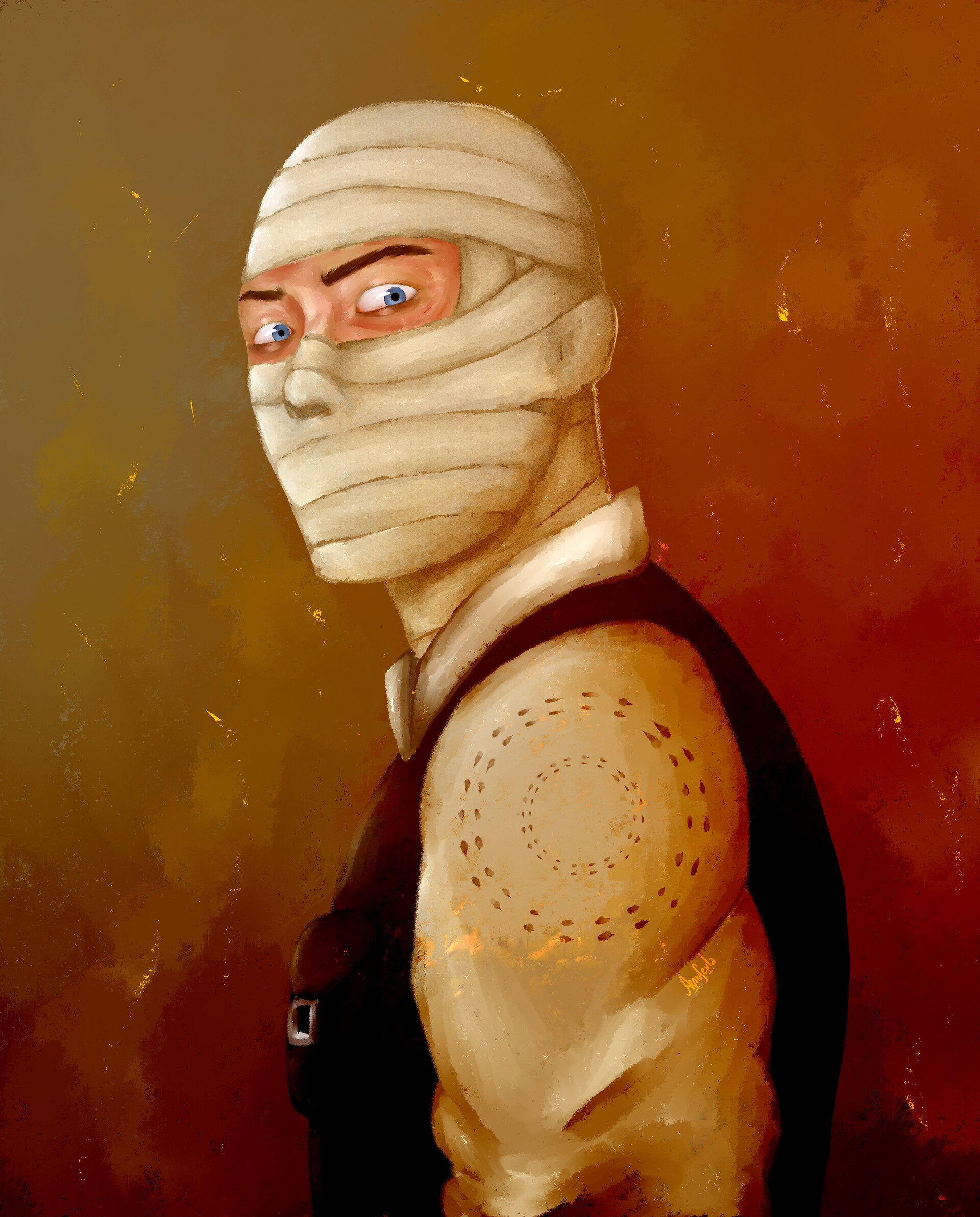 ArtStation - Joshua Graham, the Burned Man