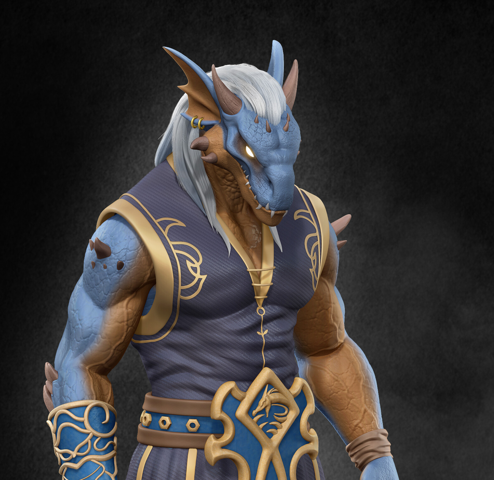 ArtStation - Dragon man