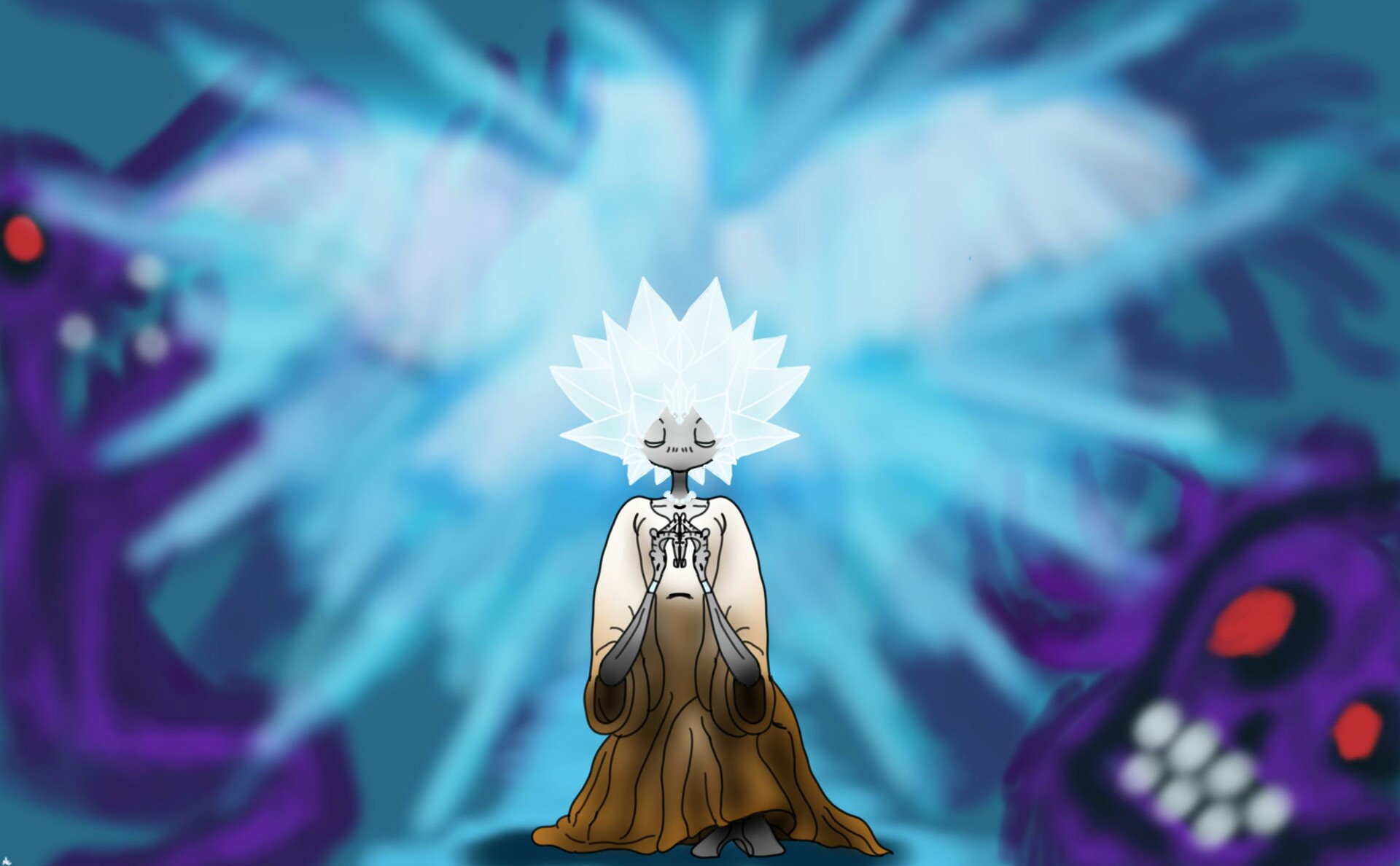 ArtStation - The praying Maiden