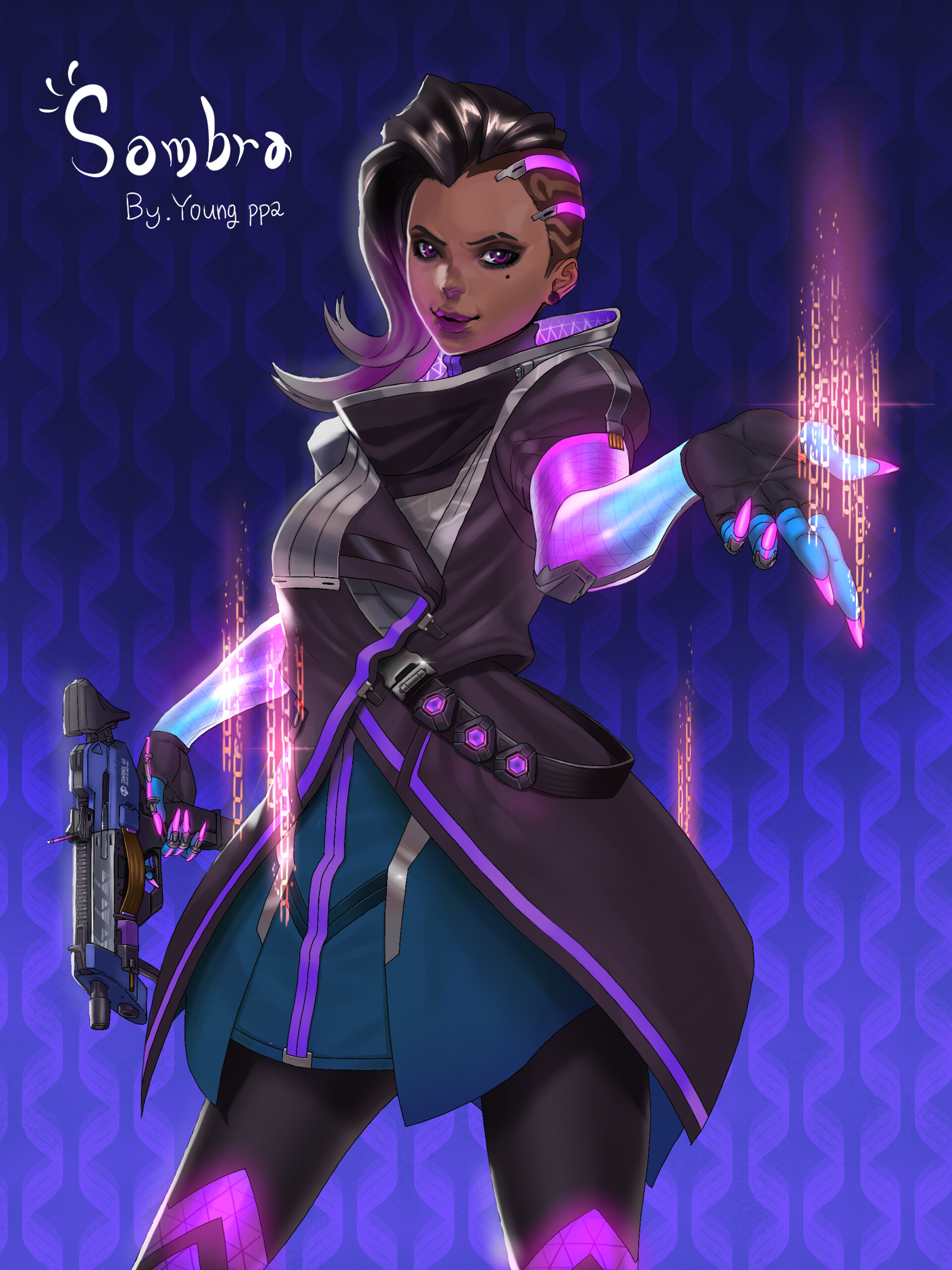 ArtStation - OVERWATCH SOMBRA
