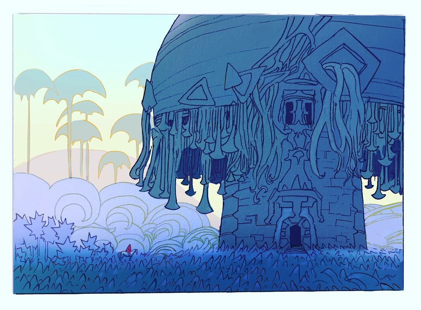 Hugo Puzzuoli - Among trees sketches