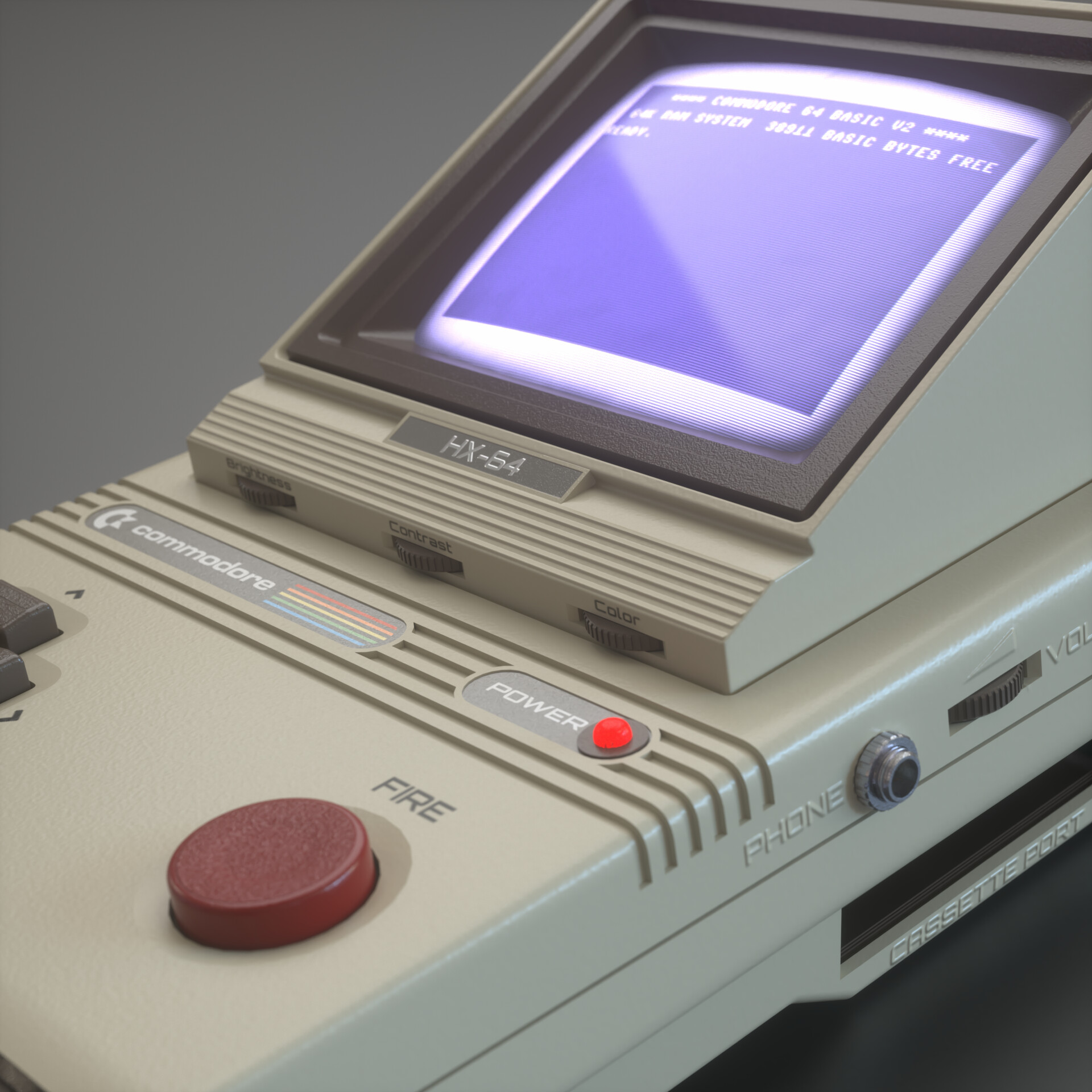 Cem Tezcan - Personal Portfolio - Handheld Retro PC - Commodore HX-64