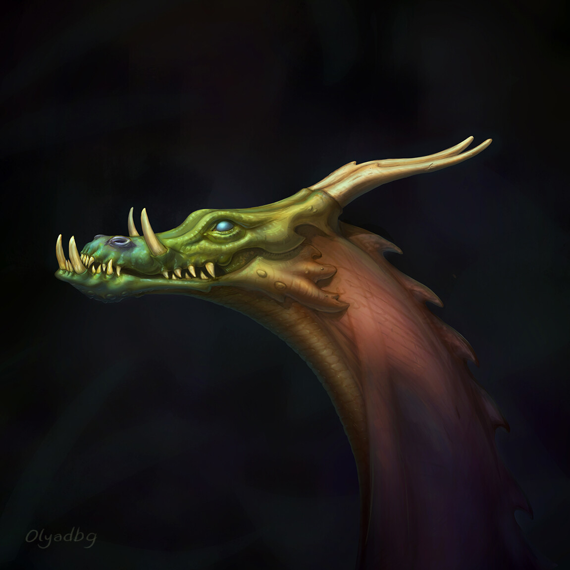 ArtStation - Dragon head