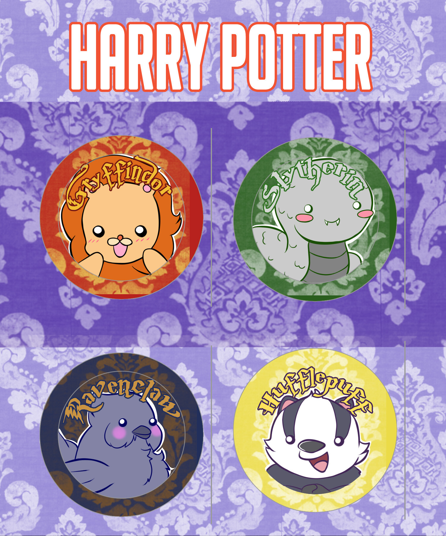 ArtStation - Harry Potter Button Set