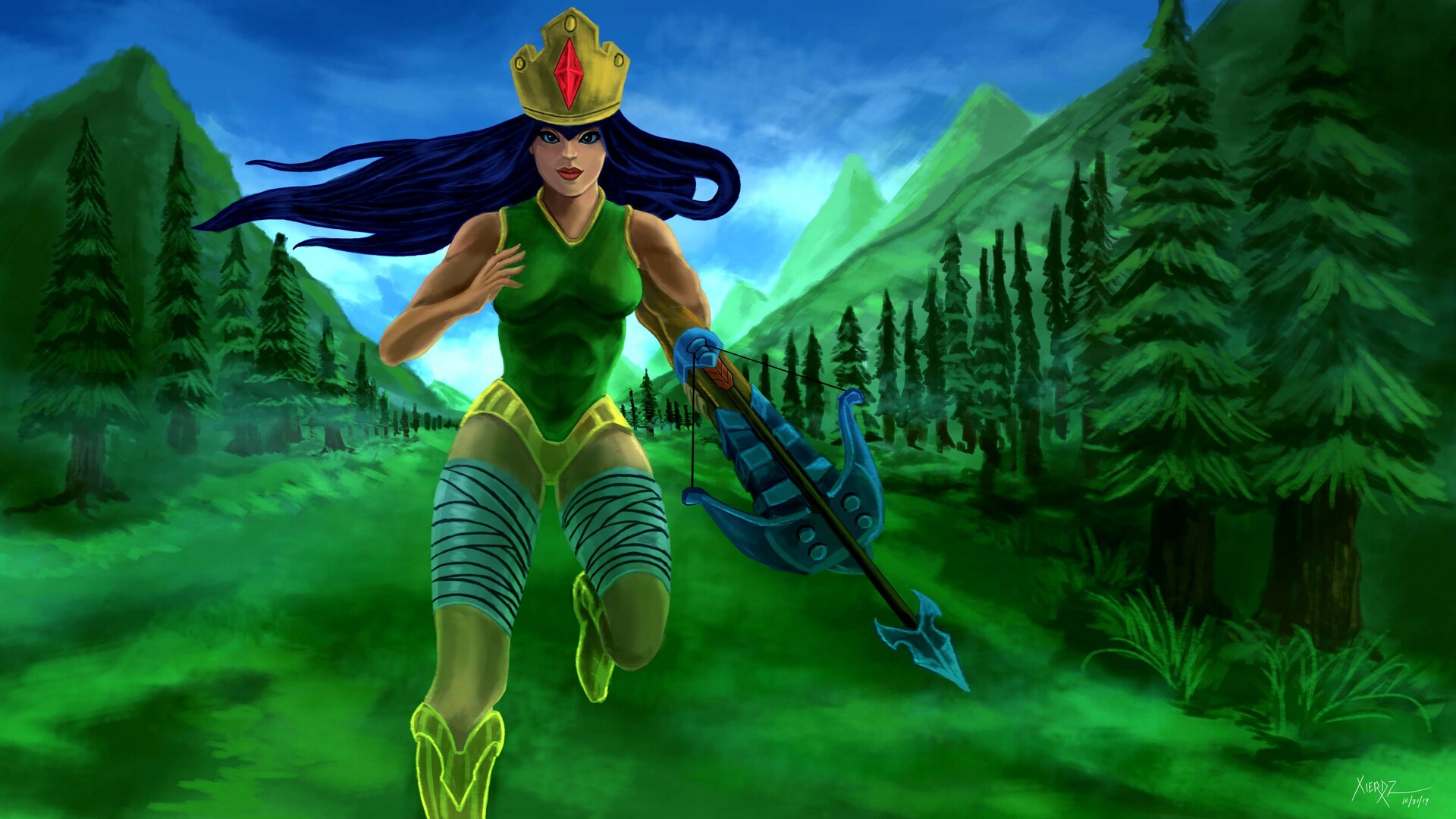 ArtStation - Archer Queen