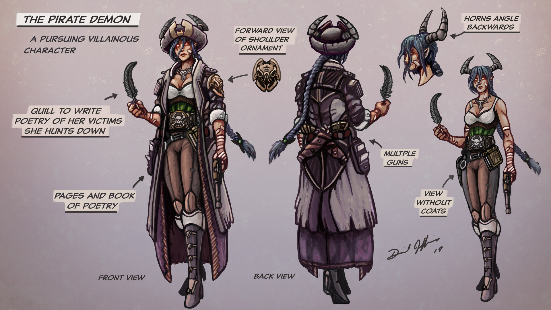 ArtStation - The Pirate Demon